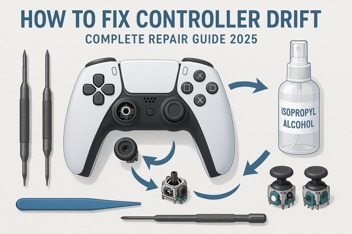 How to Fix Controller Drift (PS5, Xbox, Switch) | Complete Repair Guide ...